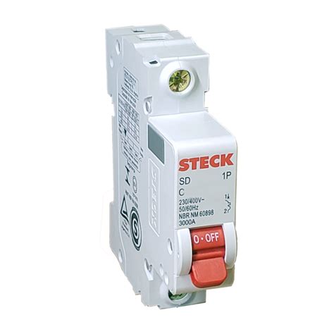 Interruptor Termomagnético 4a 1p C 3ka Sdd61c04 Steck