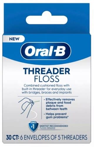 Oral B Glide Pro Health Threader Dental Floss Packets Pack Of 32 32 Packs Frys Food Stores