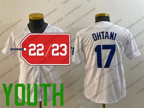 Shohei Ohtani Royal Blue White Gray Black Jersey Stitched 17 Dodger Men Women Youth Baseball