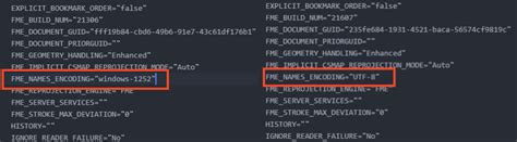 Utf 8 Names Faq Encoding In Fme Fme Support Center