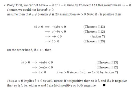 Calculus Prove That If Ab Then A And B Are Either Both