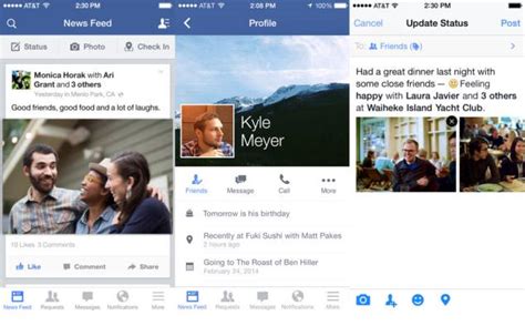 Facebook Lets IOS Users Create Posts When Offline Tests Google Now Style Cards Technology News