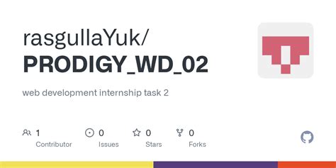 Github Rasgullayukprodigywd02 Web Development Internship Task 2