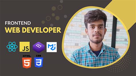 Be Your Frontend Developer Using React Html Css By Nilesh133 Fiverr