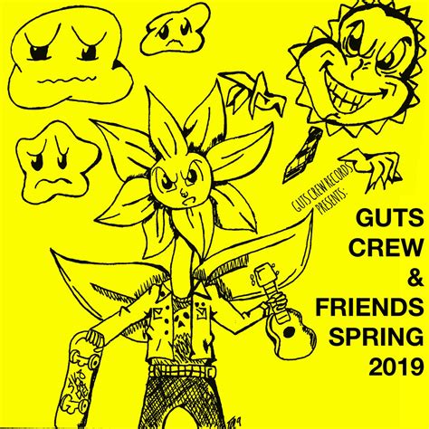 Guts Crew And Friends Spring 2019 Gutscrewrecords