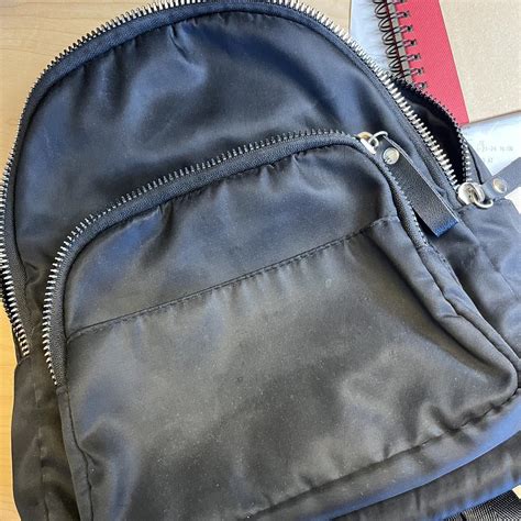 Small Black Bag Pack Depop