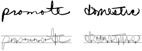 5 Cursive Word Segmentation At Visible Ligatures Denoted By Short Download Scientific Diagram