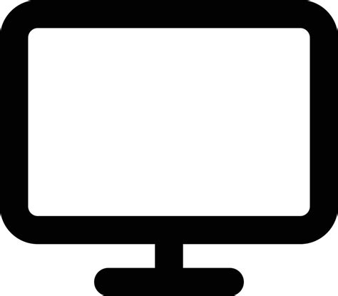 Lcd Monitor Icon Monitor Icon Isolated Vector Illustration Tv Icon Computer Icon 22123339