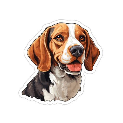 Beagle Sticker Etsy