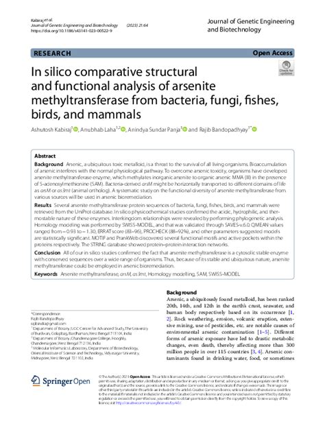 Pdf In Silico Comparative Structural And Functional Analysis Of