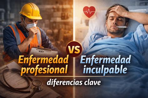 Enfermedad Profesional Vs Enfermedad Inculpable Diferencias Clave