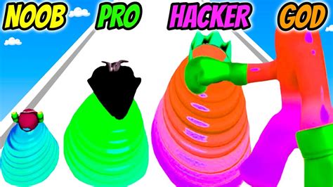 NOOB Vs PRO Vs HACKER Vs GOD Slimy Runner D YouTube