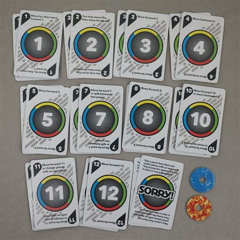 Sorry Game Cards Replacement Replace With Synonyms Tpt