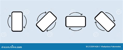 Rotate Mobile Phone Icon Mobile Screen Rotation Turn Your Device