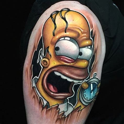 Bart Simpson Krusty Tattoos