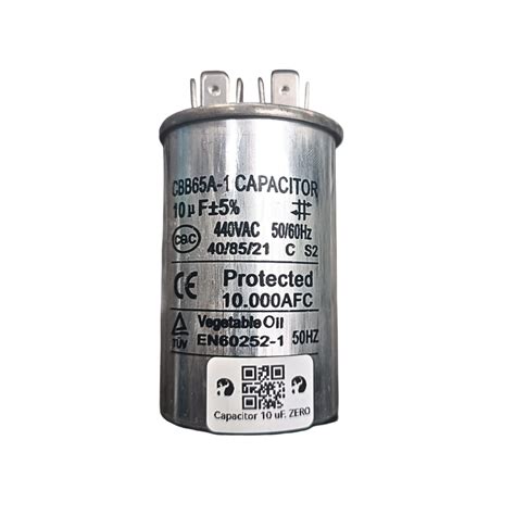 Capacitor 10 Uf Cbb65a 1 Zero