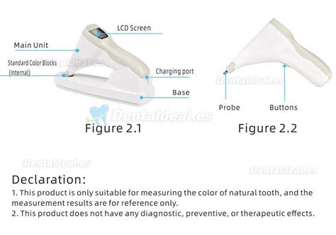 Comprar Comparador De Color De Dientes Led Dental Colorímetro Digital