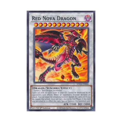 Red Nova Dragon Sdck En046 Common Duelshop
