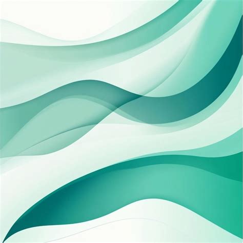 Abstract Green Gradient Creating A Serene Visual Transition Premium Ai Generated Image