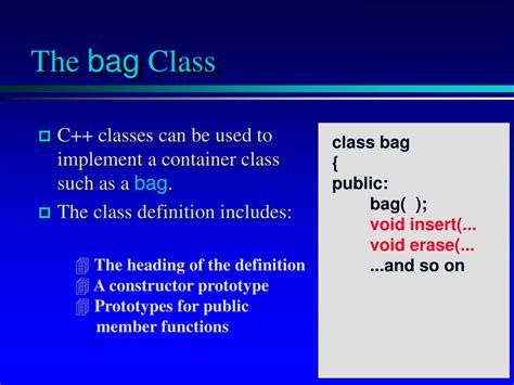 Ppt Container Classes Powerpoint Presentation Free Download Id3862469