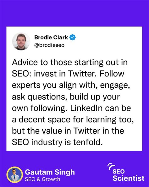 Gautam Singh On Linkedin Seo Tip 🤝 Why Network With Seo Experts