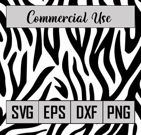 Zebra Print Svg Tiger Print Svg Stripe Pattern Svg Etsy Canada