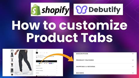 How To Customize Product Tab In Shopify Debutify Theme For Beginner Youtube