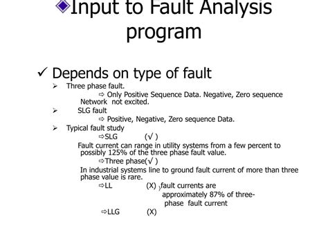Ppt Fault Analysis Powerpoint Presentation Free Download Id436558