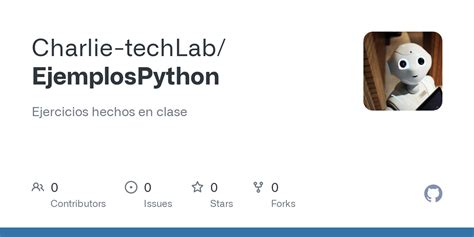 Github Charlie Techlab Ejemplospython Ejercicios Hechos En Clase