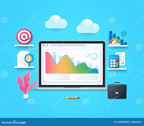 Cost Optimization Illustration In 3d Style Stock Vector Illustration