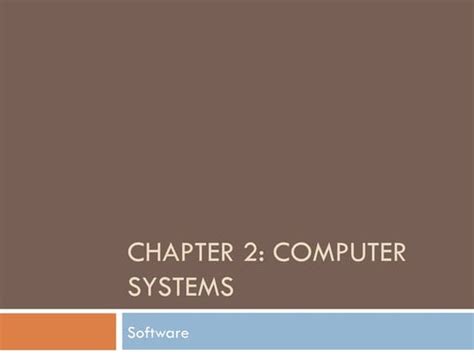 System Software And Application Software Ppt Operating Systems