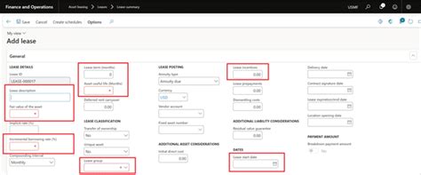 How To Use Asset Leasing In Dynamics 365 Finance And Operations Encore