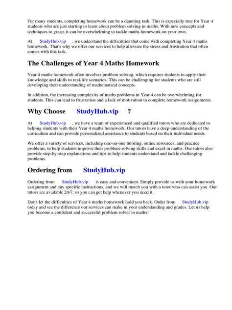 maths homework year 4 problem solving pdf mathematics worksheet