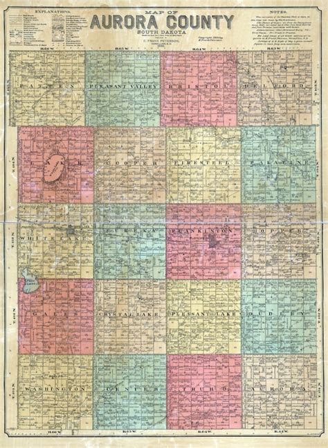 Aurora County Sd Map At Cathy Remington Blog
