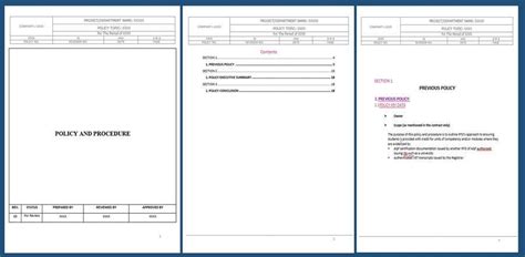 Entry 153 By Yusraaziz2023 For Modern Policy Procedure Template Design