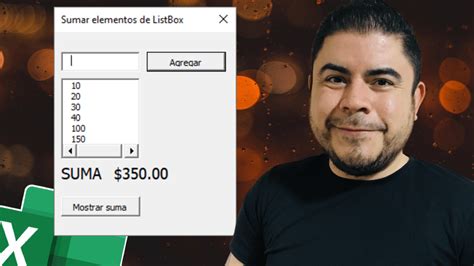 2 Maneras De Sumar Números De Un Listbox En Excel Vba Sergio