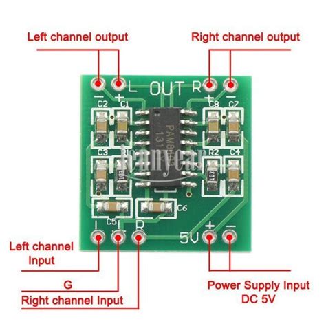 Mini Moduł Wzmacniacz Audio 2x3w 5v Pam8403 Do Arduino