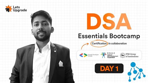 Day 1 Introduction To Dsa Dsa Essentials Bootcamp 3 Days Youtube