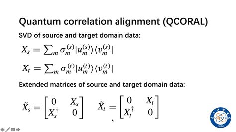 Aqis2020 077 Quantum Correlation Alignment For Unsupervised Domain