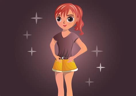Premium Vector Cute Girl Vector