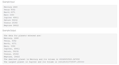 solved write a program to find the volume of the smallest