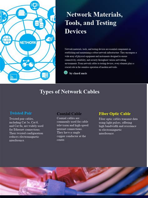 Introduction To Network Materials Tools And Testing Devices Pdf