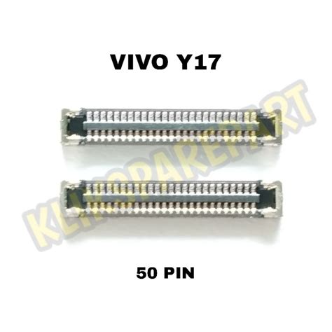 Jual Konektor Mainboard Vivo Y17 Soket Main Board Lcd FPC 50 Pin Shopee Indonesia