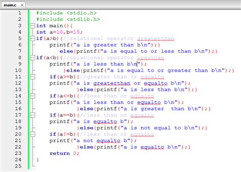Operators In C Programming Language Code For Java C