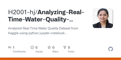 GitHub H Hj Analyzing Real Time Water Quality Dataset From Kaggle Analyzed Real Time