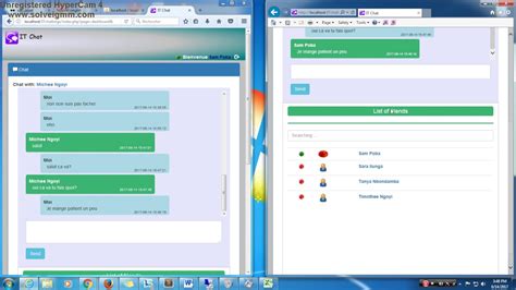 Chat Simple En Php Mysql Js Youtube