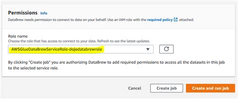 Aws Dojo Workshop Aws Glue Databrew Working With Aws Rds