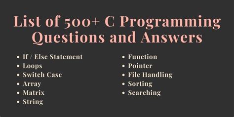 c programming questions and answers pdf 500 questions