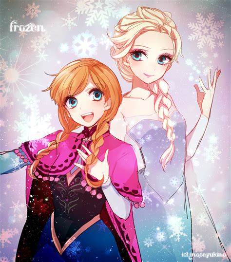 Elsa And Anna Frozen Drawn By Sakurayukiclochette Danbooru