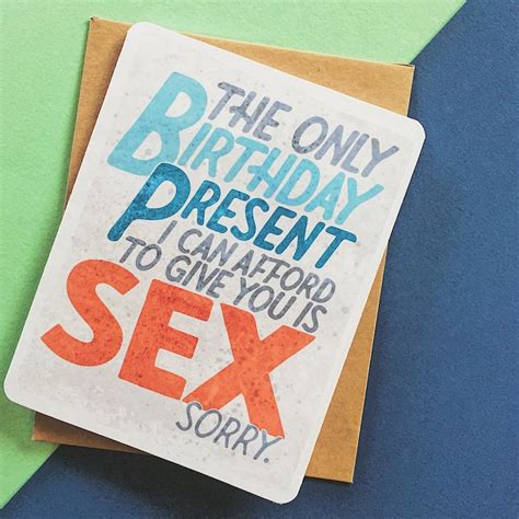 Sexy Birthday Card Etsy